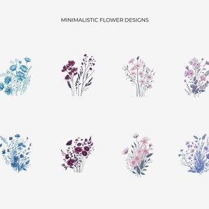 300 Watercolor Flower Clipart Mega Bundle, PNG Flower Collection ...