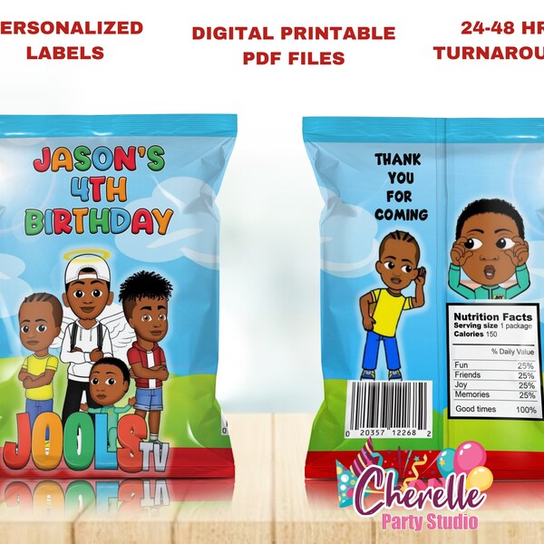 Custom Chip Bags - Etsy