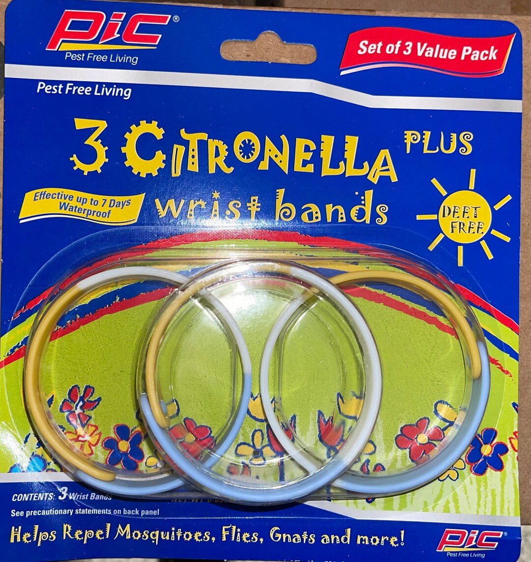Mosquito Repellant Bracelets 6 Pk - Etsy