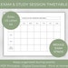Exam Study Timetable, Printable Timetable Planner, Time Table Schedule ...