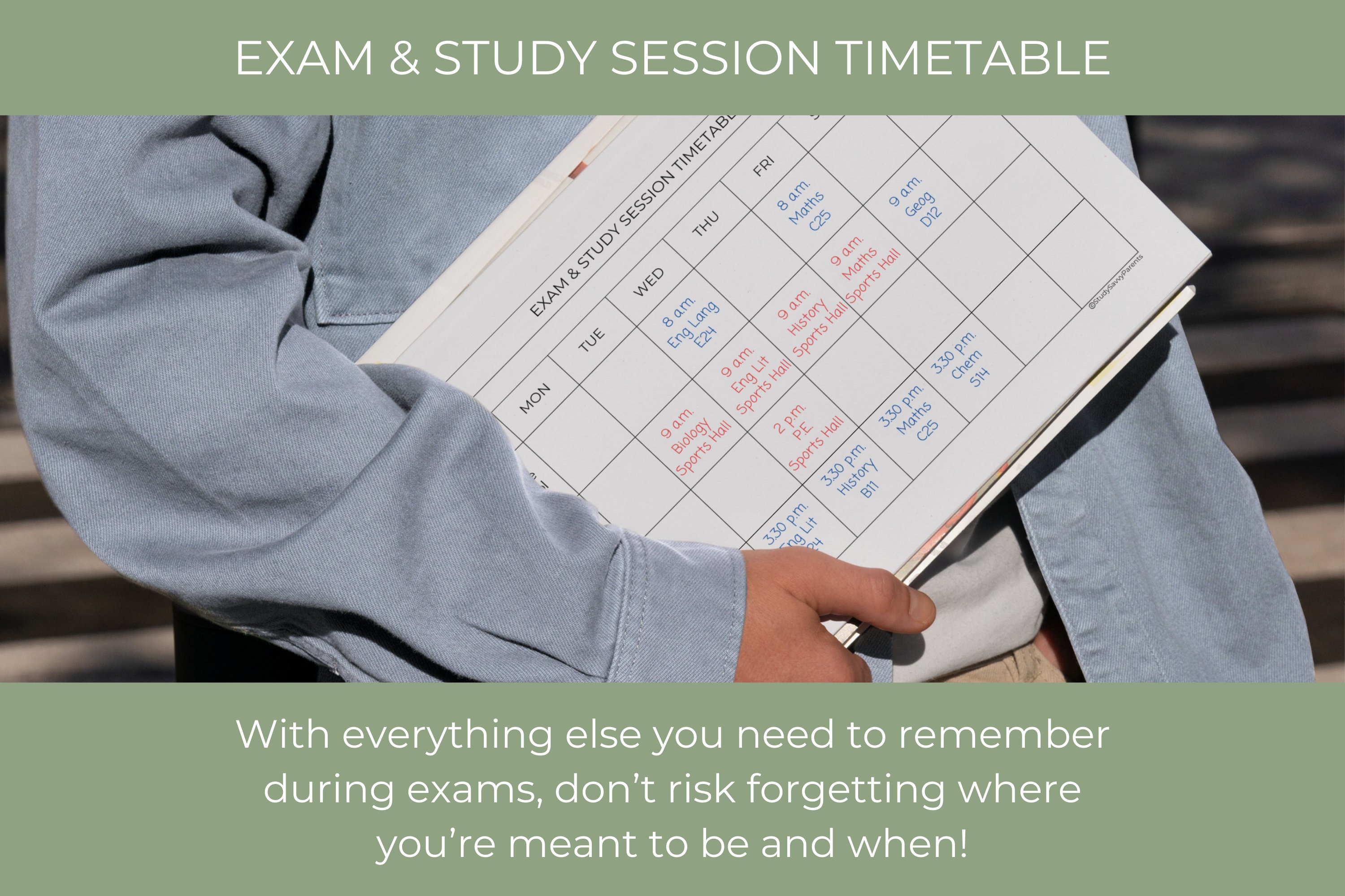 Exam Study Timetable, Printable Timetable Planner, Time Table Schedule ...