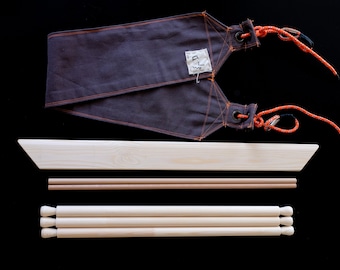 Backstrap Weaving Kit Ready to Weave, Rigid Heddle Loom, Beginner Loom ...