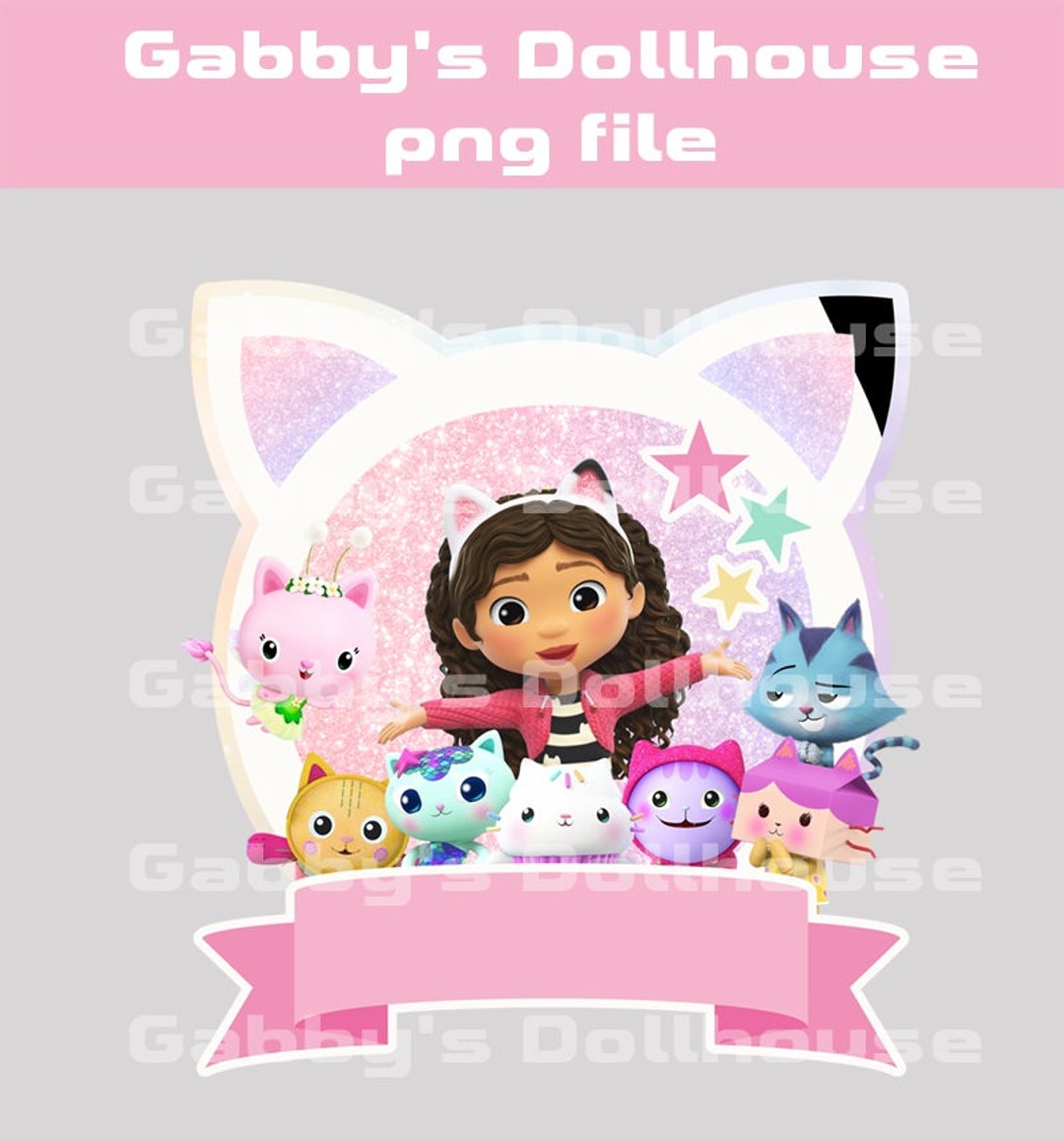 Gabby's Dollhouse Png File for Clothing Sublimation or Party Decor. - Etsy