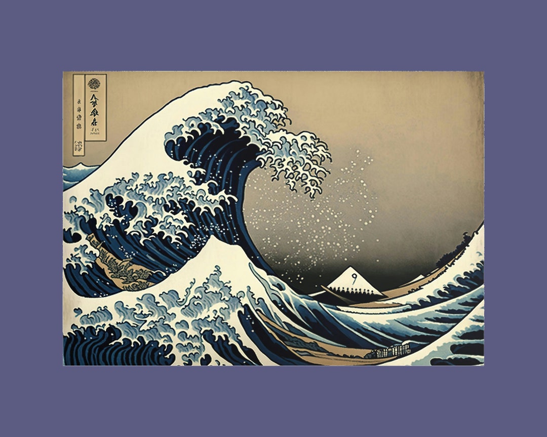 The Great Wave Poster Great Wave off Kanagawa by Katsushika Hokusai on ...