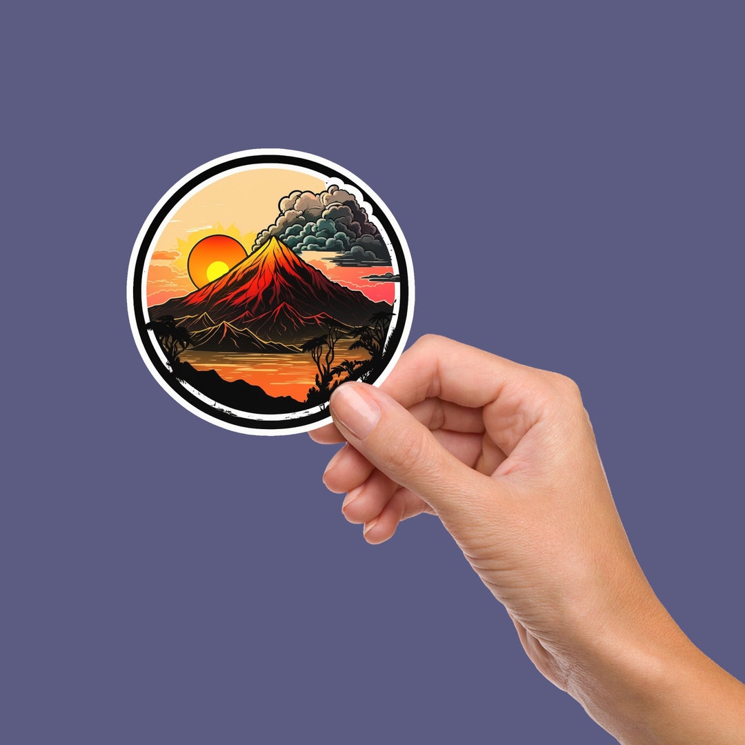 Mount Fuji Sticker - Vinyl Sticker - Etsy