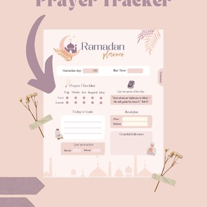 Ramadan Planner 2023, Digital Ramadan Planner, Ramadan Planner ...