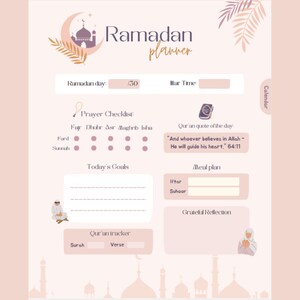 Ramadan Planner 2023, Digital Ramadan Planner, Ramadan Planner ...