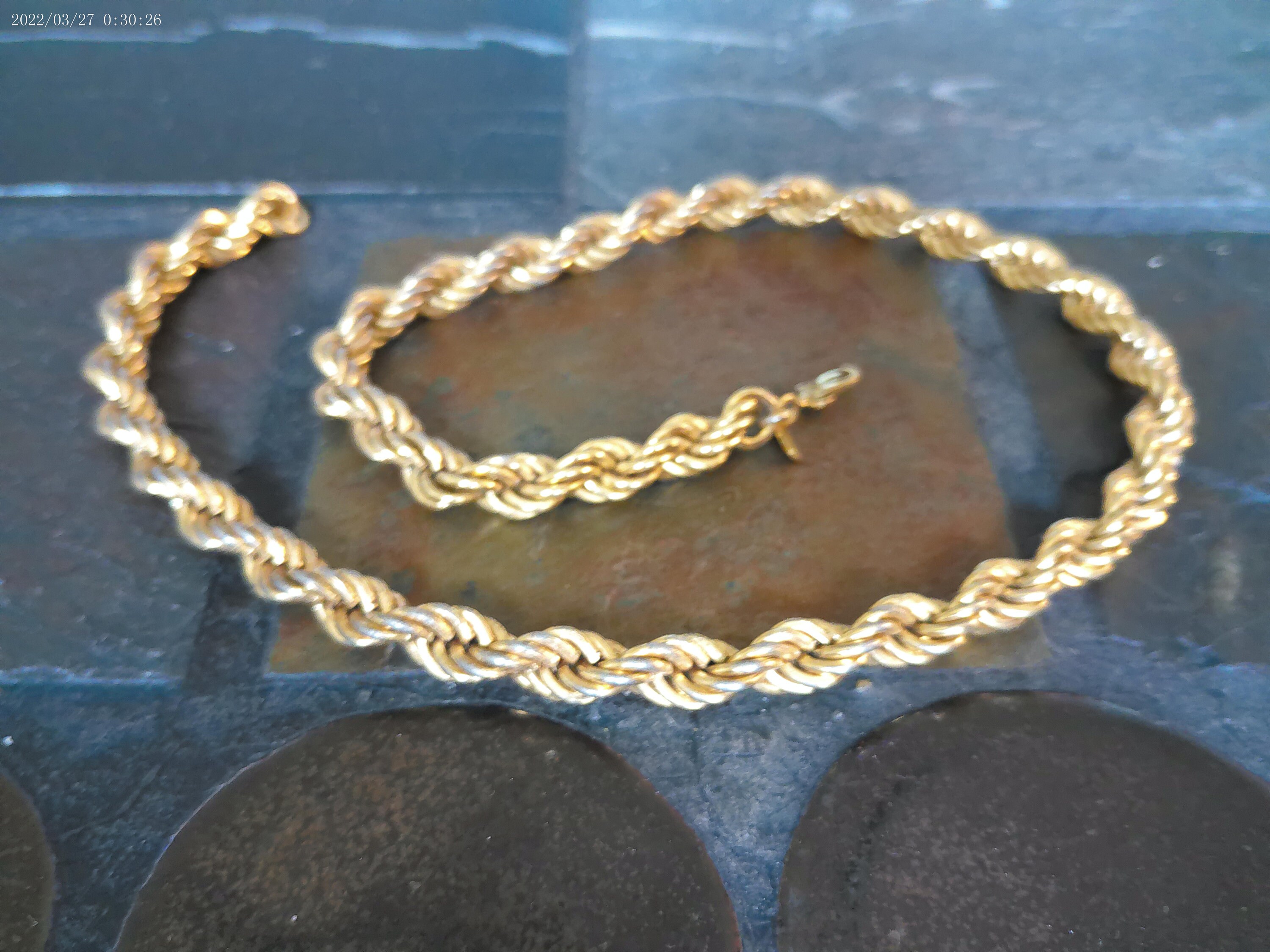 Vintage Monet Rope Necklace - Etsy