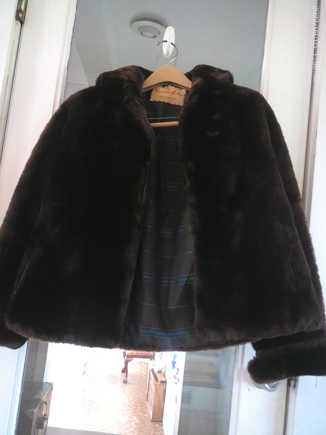 Vintage Mouton Fur Jacket - Etsy