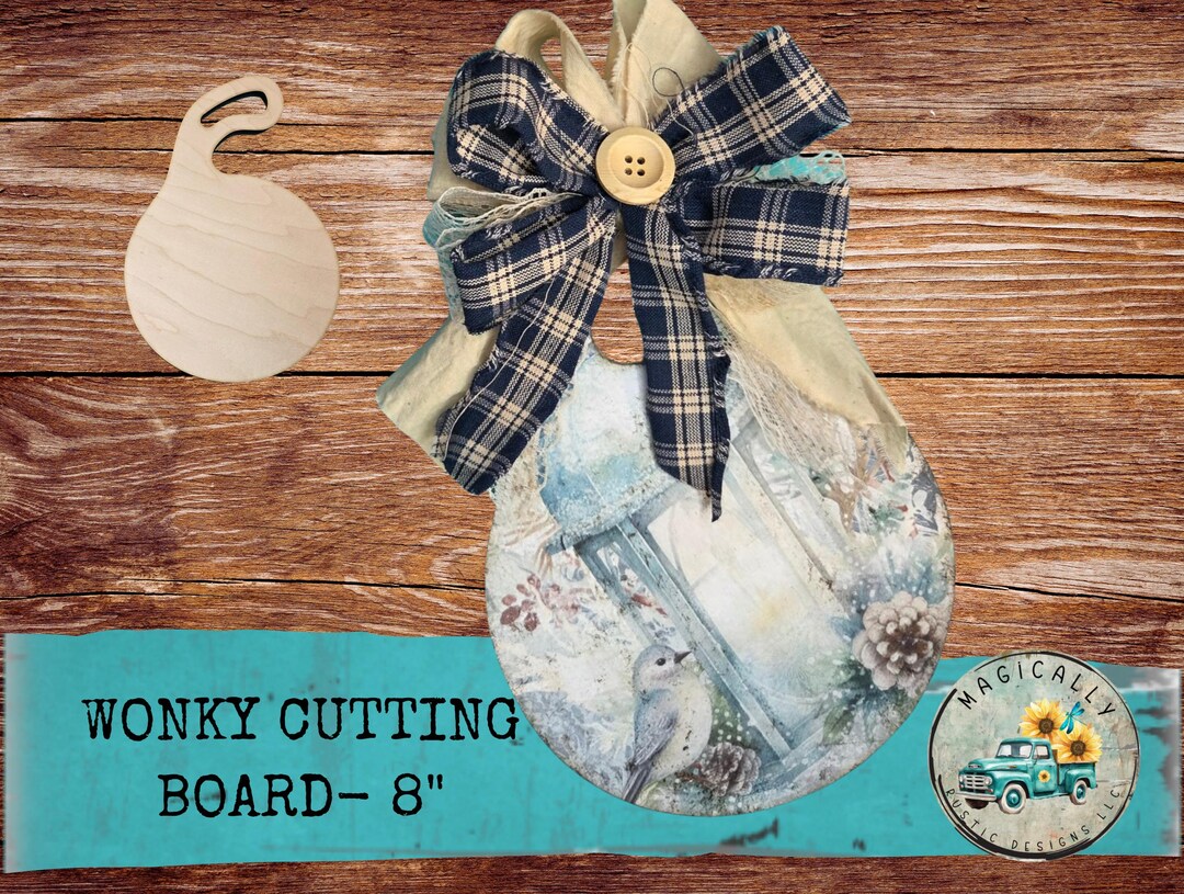 Wonky Cutting Board- 8 Inch DIY Crafts-squash Shaped - Etsy
