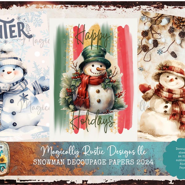 Winter Rice Paper - Etsy