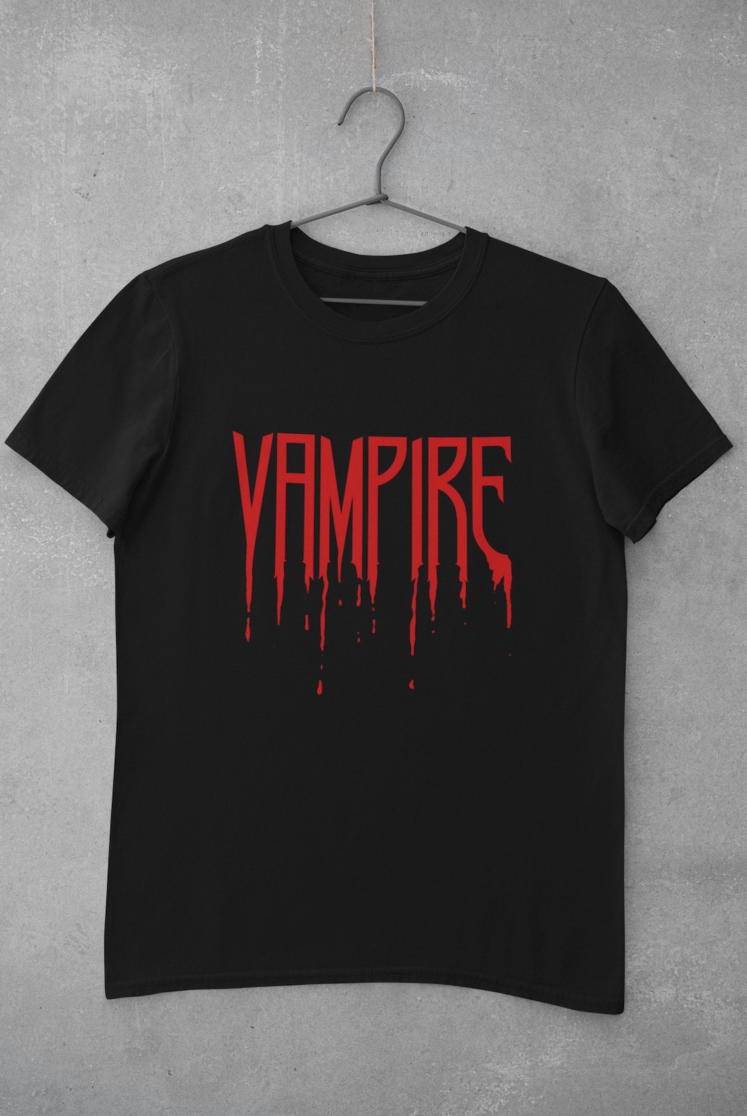 Vampire Shirt Gothic Punk T-shirt - Dracula Vampire T Shirt Halloween ...