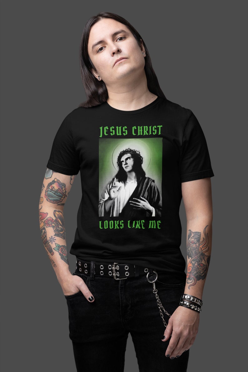 Jesus Christ Looks Like Me Unisex T-shirt Peter Steele Shirt Gothic ...