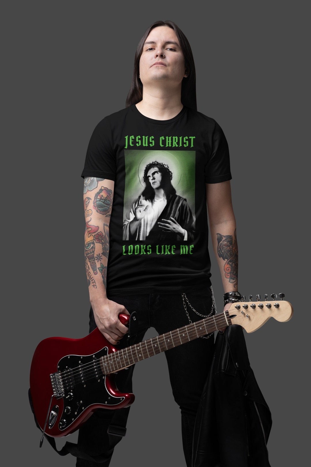 Jesus Christ Looks Like Me Unisex T-shirt - Peter Steele Shirt Gothic ...