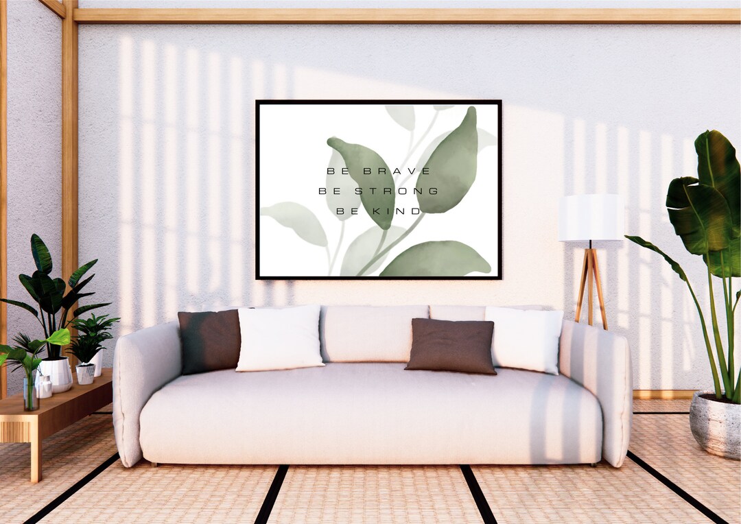 3 Positivity Posters With Plant Motive, Digital Download, Affirmation ...