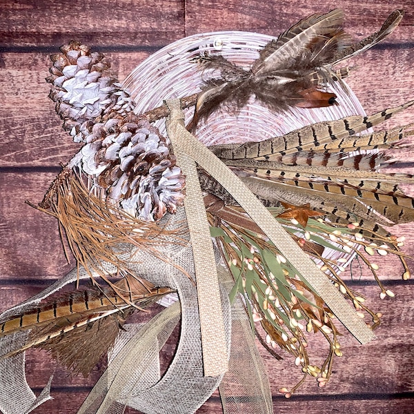 Pheasant Feather Wreath - Etsy