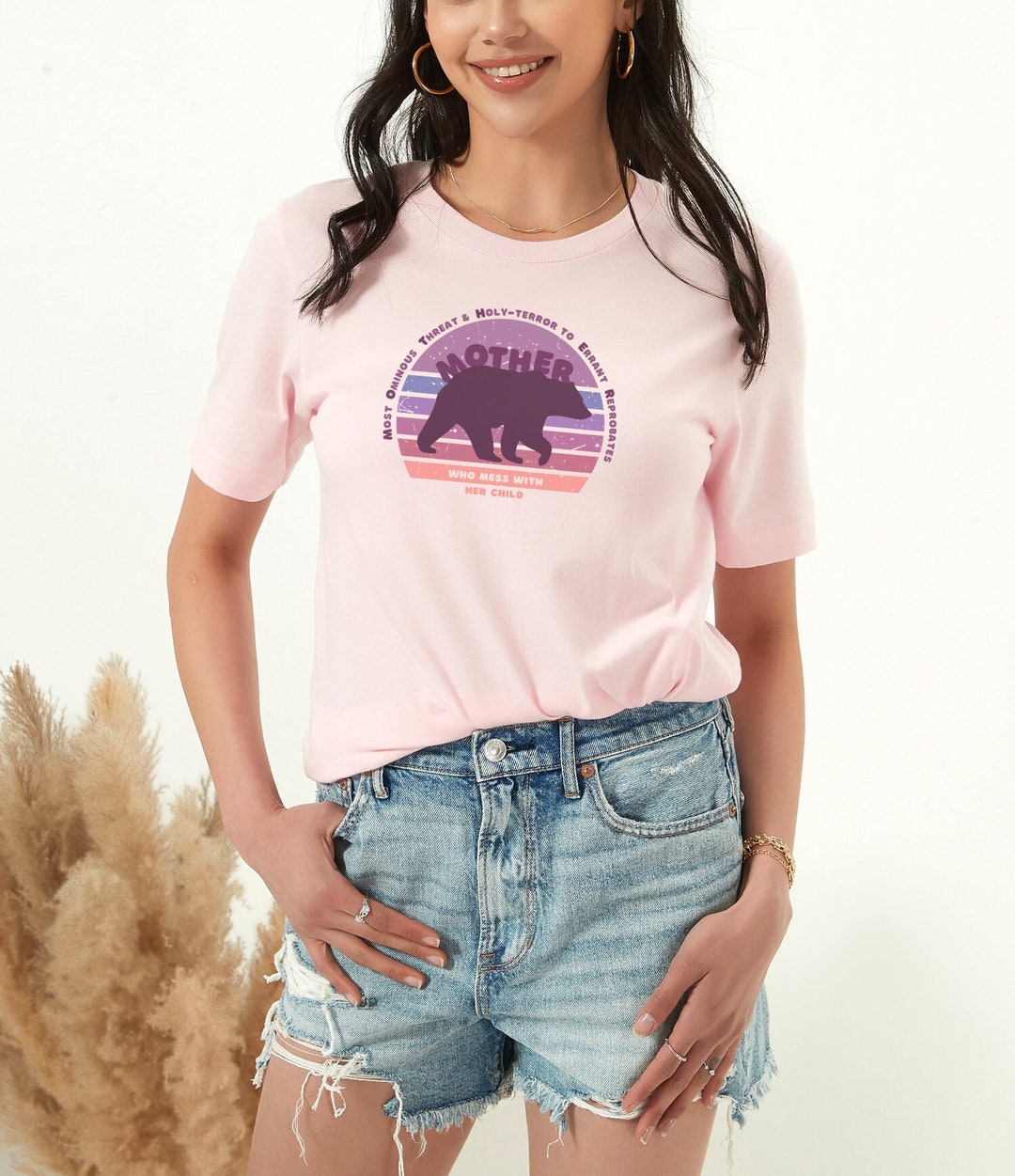 Mother Bear Acronym T-shirt (has 1 Child) Funny Shirt for Mom ...