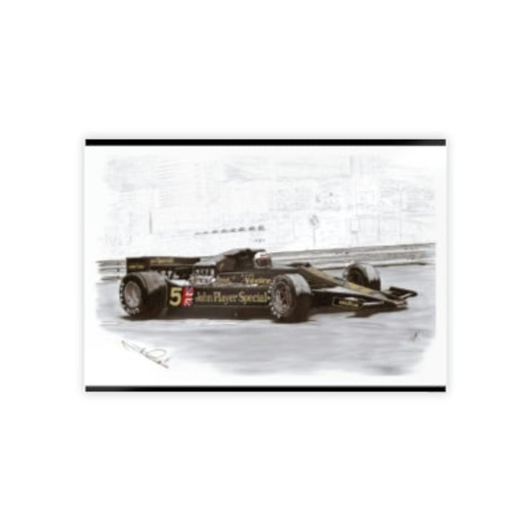 Mario Andretti 1976 Lotus 77 F1 Race Car - Etsy