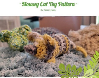 Instant Download CROCHET PATTERN Mouse DIY Cat Toy - Etsy