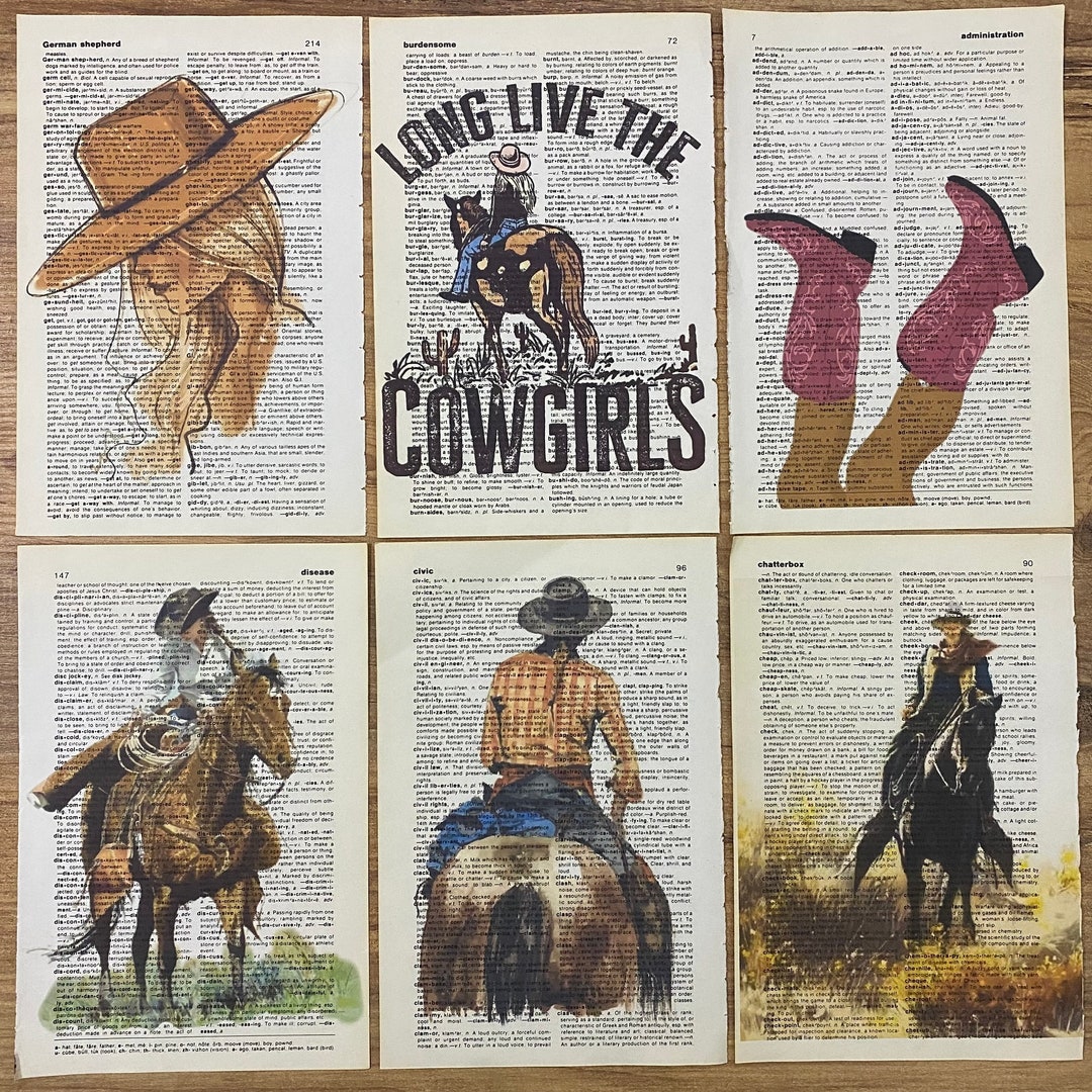 Coastal Cowgirl, Dictionary Print, Cowboy Theme Party, Cowgirl Print ...