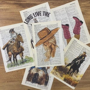 Coastal Cowgirl, Dictionary Print, Cowboy Theme Party, Cowgirl Print ...