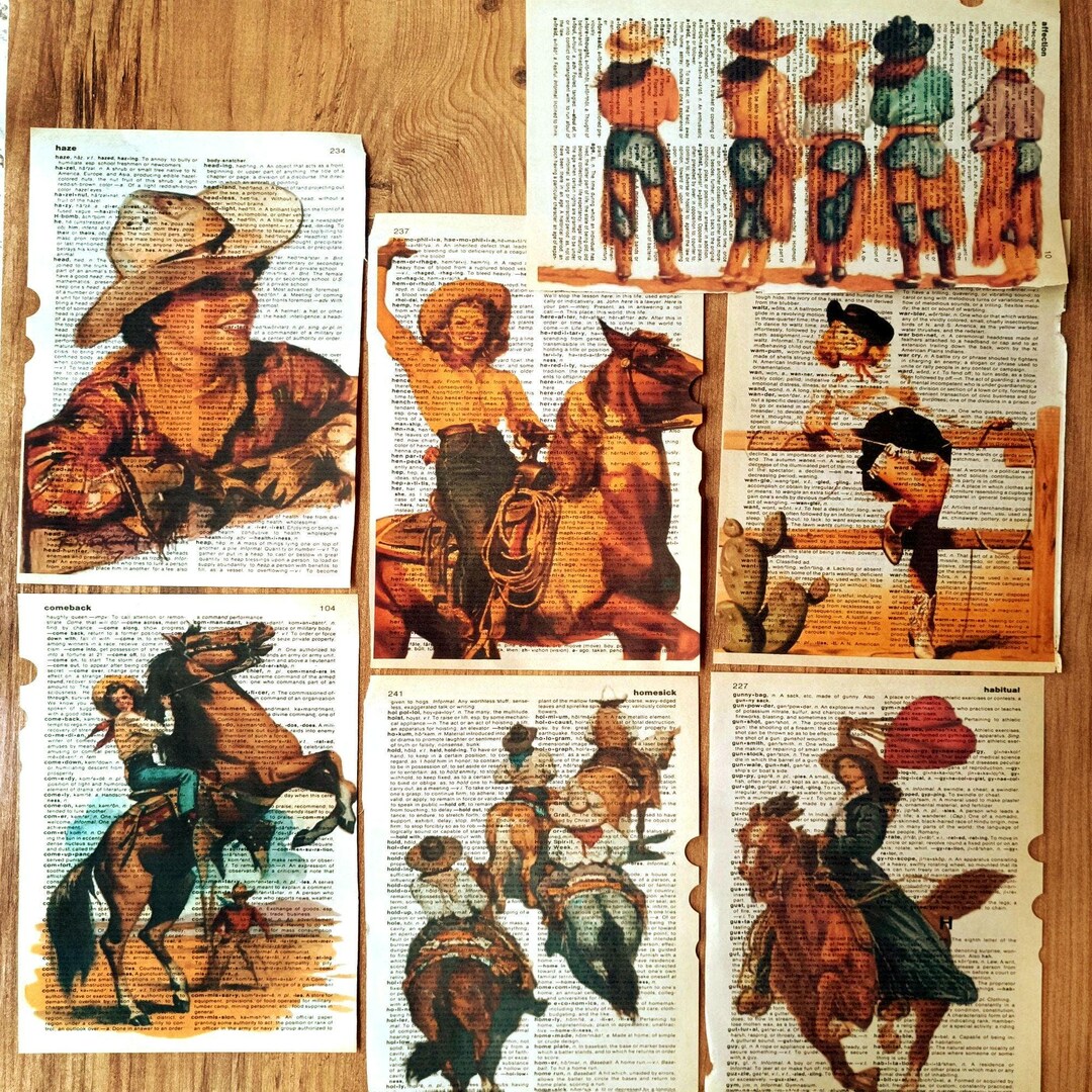 Vintage Western Print, Cowboy Theme Party, Cowgirl Print, Cowboy Decor ...