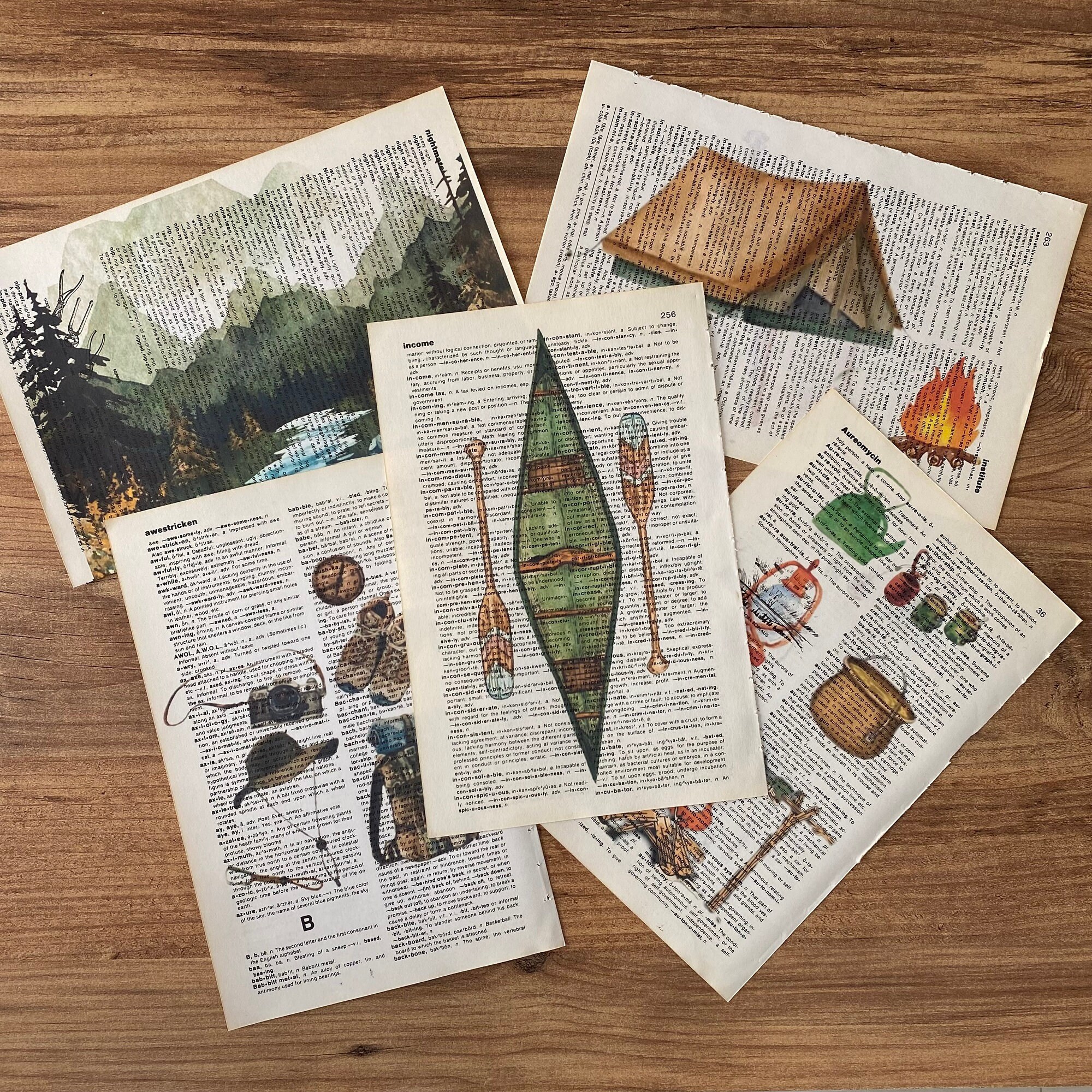 RV Decor Vintage Trailer Camper Decor, Dictionary Print, Motorhome ...