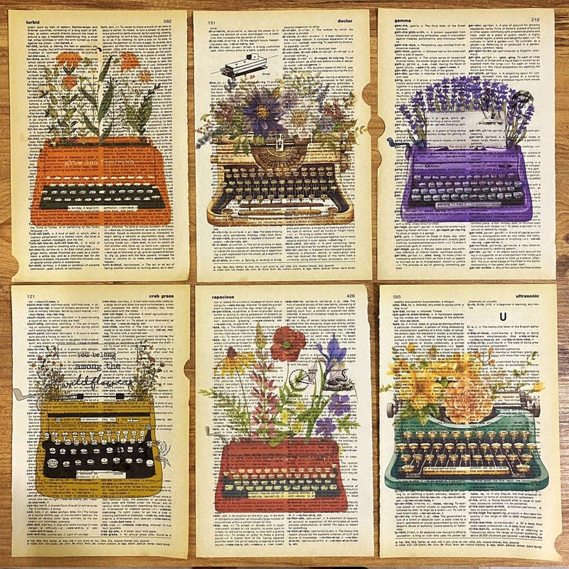 Typewriter Decor - Etsy