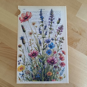 Wildflowers Poster Set of 6, Floral Poster Set, Wildlowers Posters ...