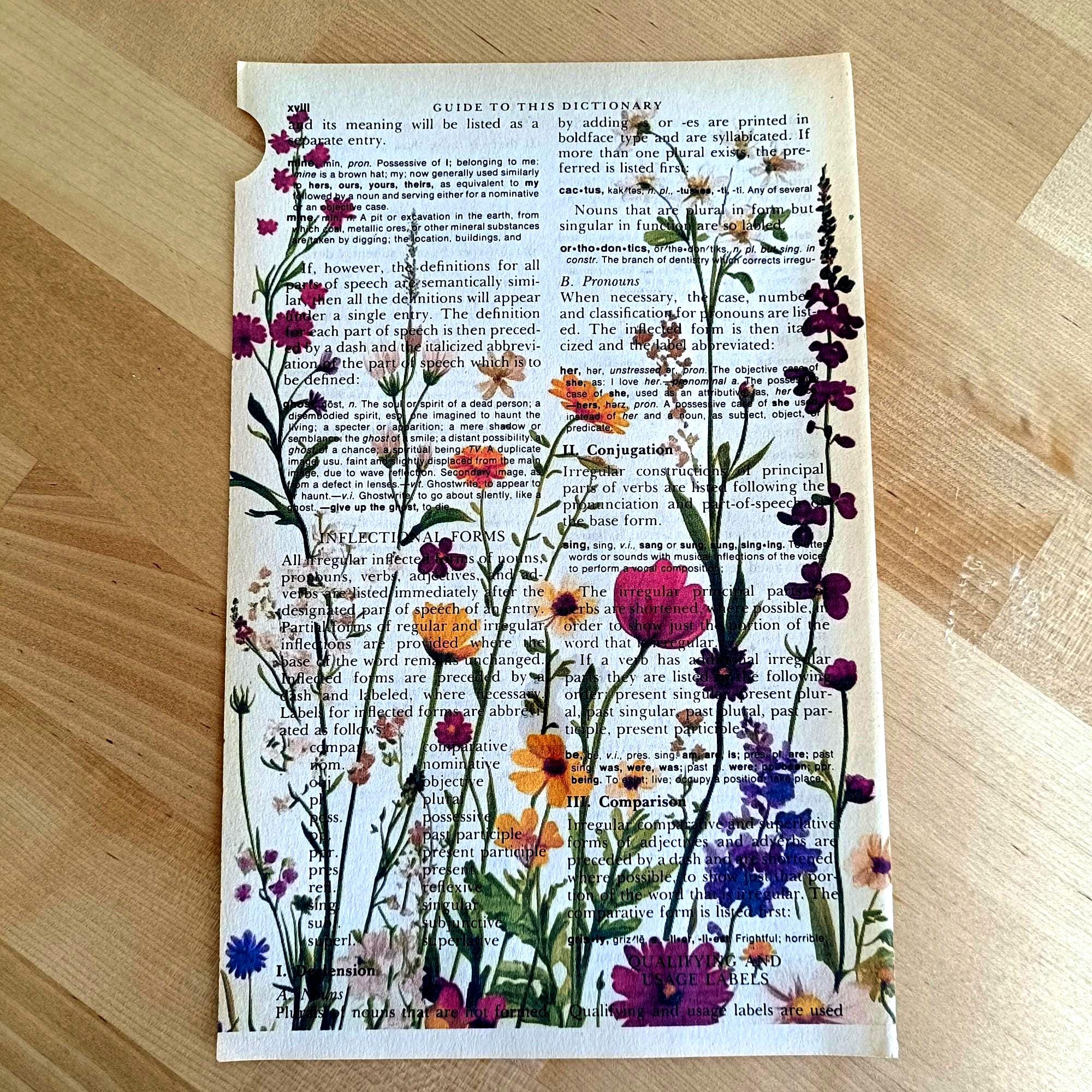 Wildflowers Poster Set of 6, Floral Poster Set, Wildlowers Posters ...