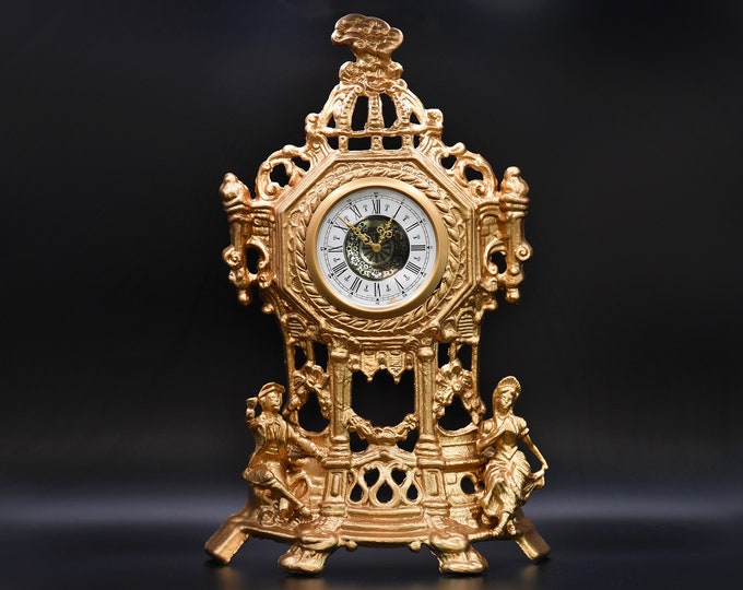 Mercedes Baroque Style 30hr Table Clock - Early to Mid Century - West ...