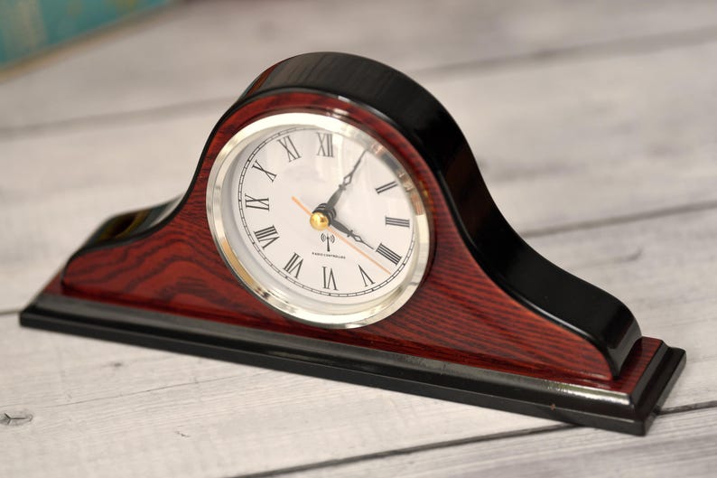 Restored Precision Radio Controlled Mantel Clock - Atomic Accuracy ...