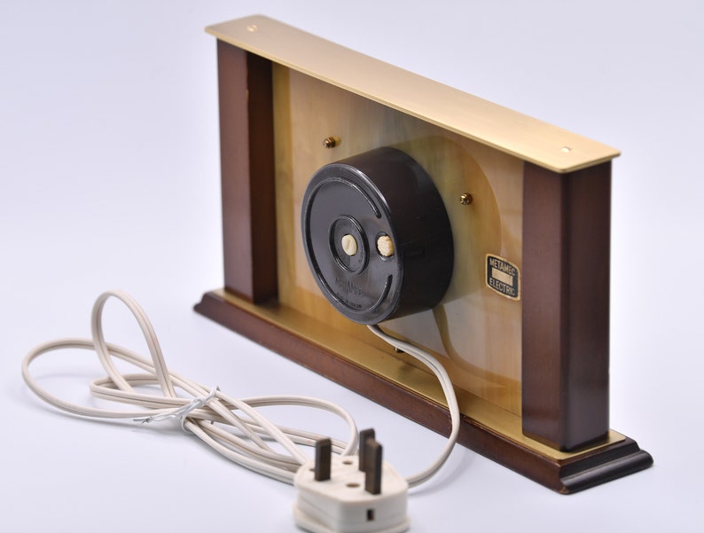 Restored 1960's Metamec 240V Electric Mantel Clock Silent and Working ...