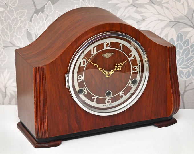 Early 1950's Converted 11" Bentima Mantel Clock - Was Converted at Some ...