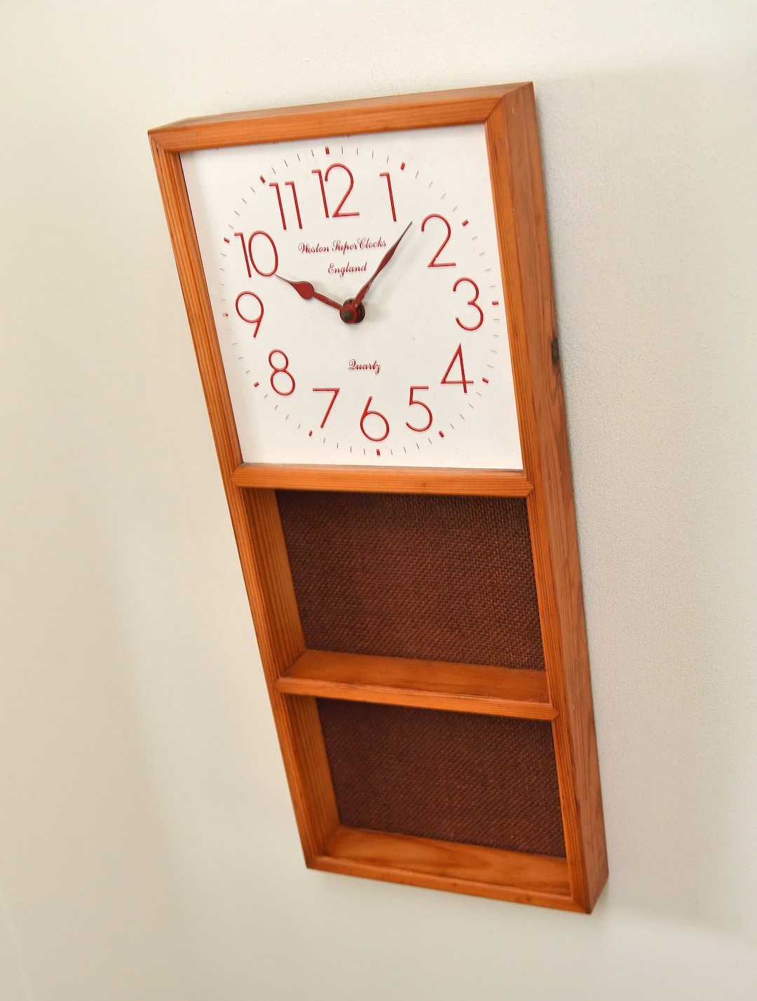 Vintage Early 1970's Weston Super Clocks Iconic Shelf Clock Working ...