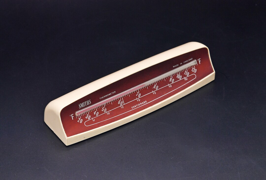 Smiths Horizontal Desk Thermometer Rare & Unusual From the Mid 1960's ...