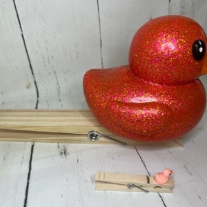 Giant Cheer Pin, Glitter Duck, Personalized Cheerleader Gift - Etsy