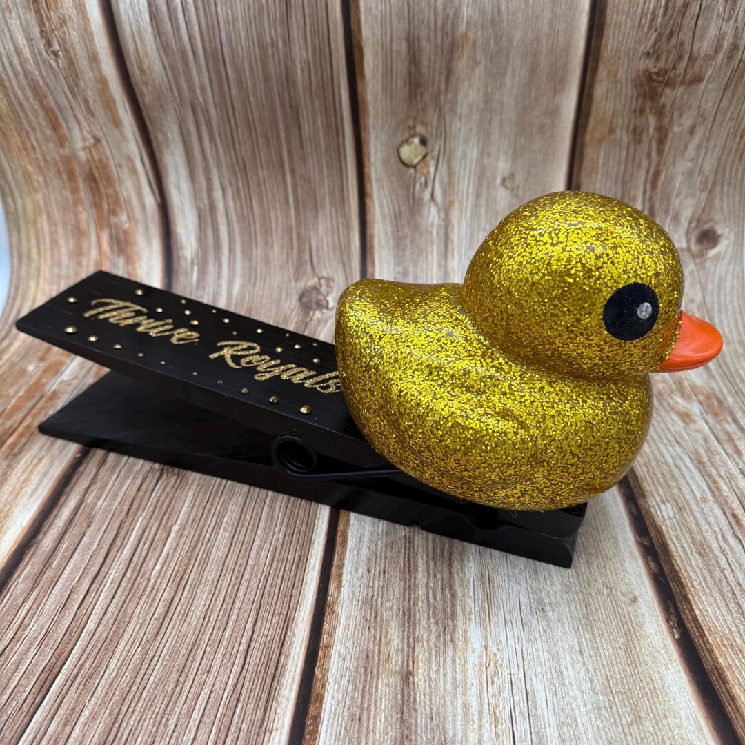 Giant Cheer Pin, Glitter Duck, Personalized Cheerleader Gift - Etsy
