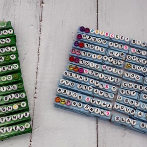 Pack of Cheer Pins With Resin Letters - Cheerleader Good Luck Pins ...