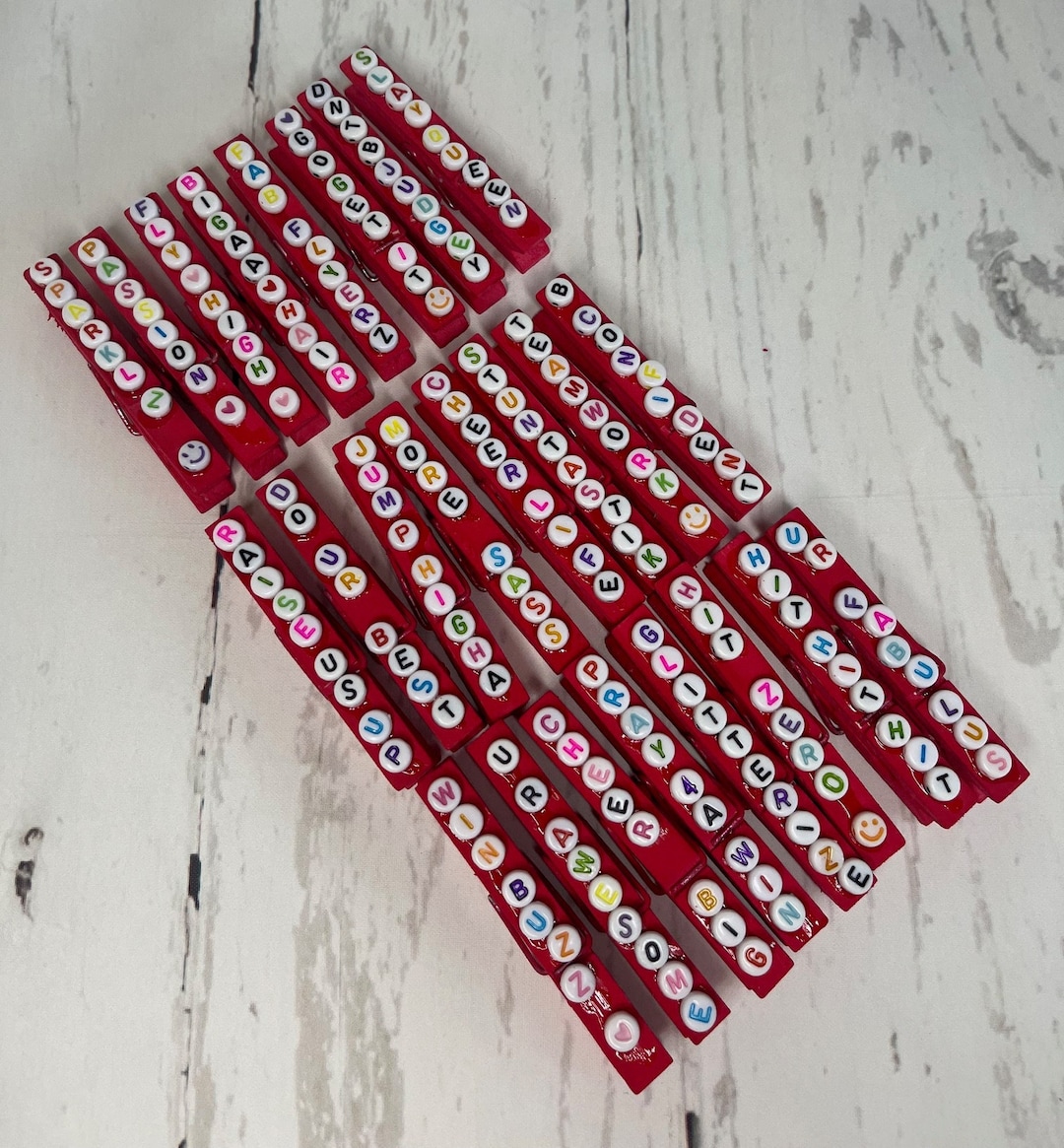 Pack of Cheer Pins With Resin Letters - Cheerleader Good Luck Pins ...