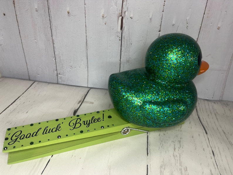 Giant Cheer Pin, Glitter Duck, Personalized Cheerleader Gift - Etsy