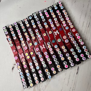 Pack of 12 Ombre Cheer Pins - Cheerleader Good Luck Pins - Spirit Pins ...