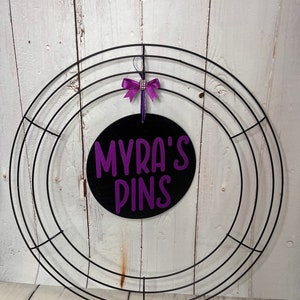 Cheer Pin Holder: Large Metal Wall Hanging, Cheerleader Gift - Etsy