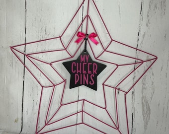 Pin Me Pin Holder Spirit Pin Holder Cheer Gift Cheerleader Gift Comp Gift Coach Gift Cheer Team ...