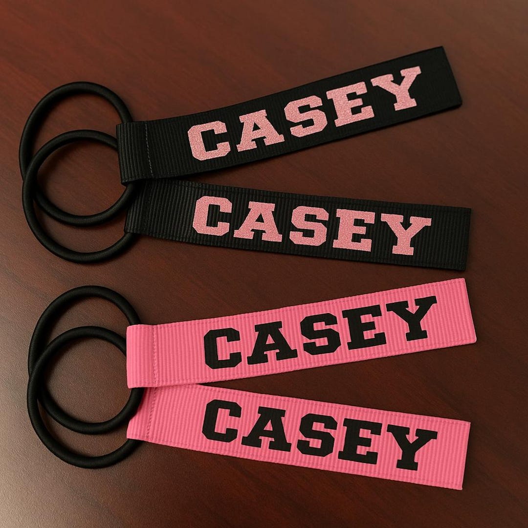 Cheer Pom Pom Name Tags Pair of 2 - Etsy