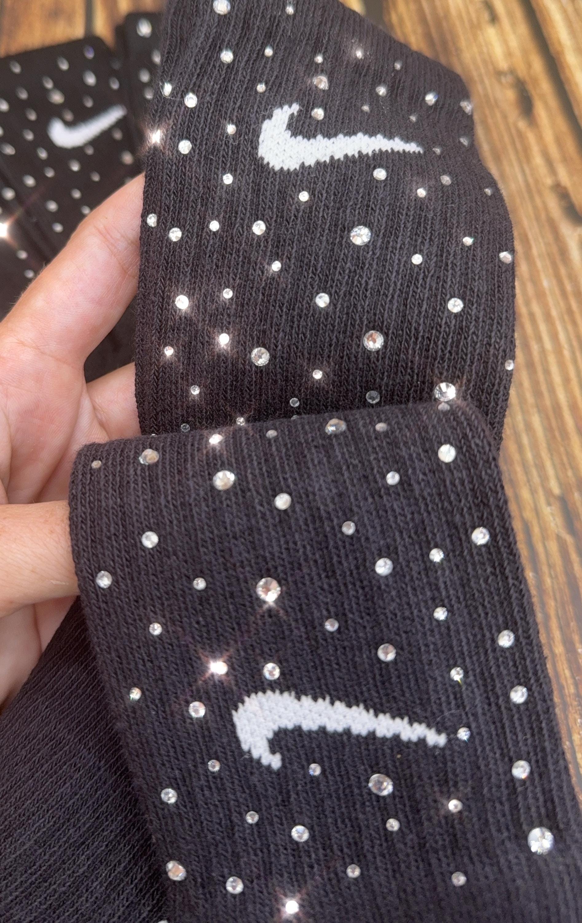 Bling Rhinestone Socks - Cheer Gift - Cheerleader - Gymnastics ...