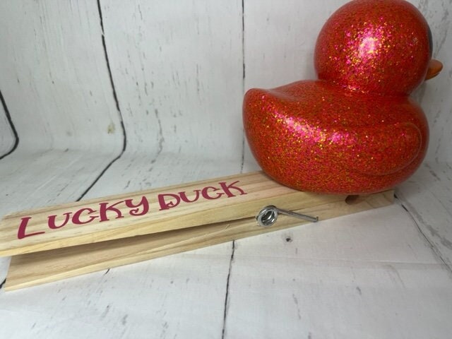 Giant Extra Large Cheer Pin, Cheerleader Good Luck Duck Pin, Lucky Duck ...