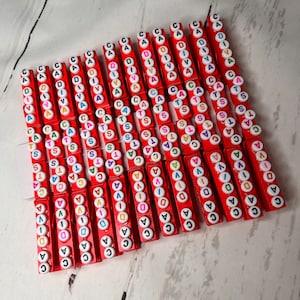 Pack of Cheer Pins With Resin Letters - Cheerleader Good Luck Pins ...