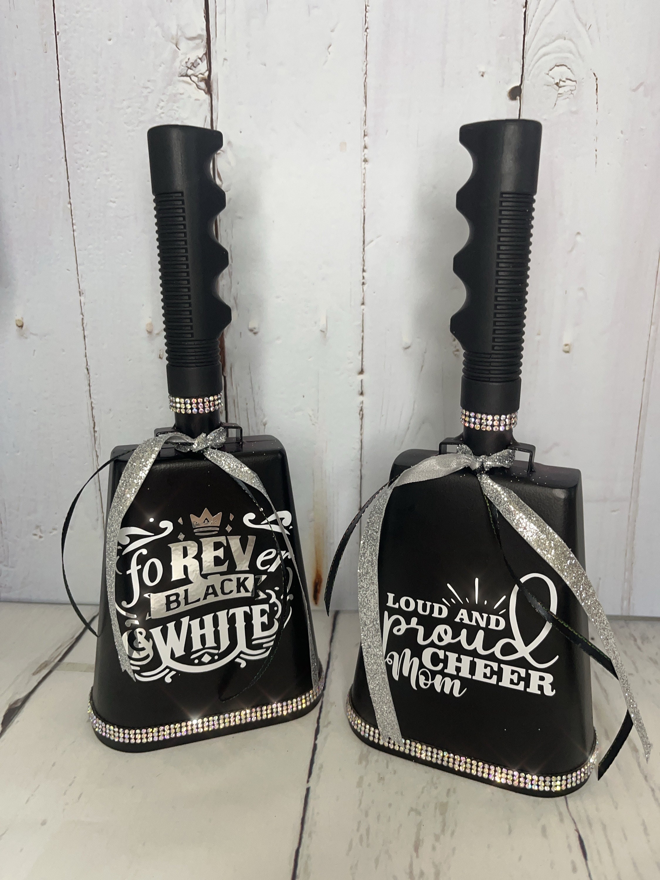 Cheer Cow Bells - Noise Maker - Loud & Proud Cheer Mom - Etsy