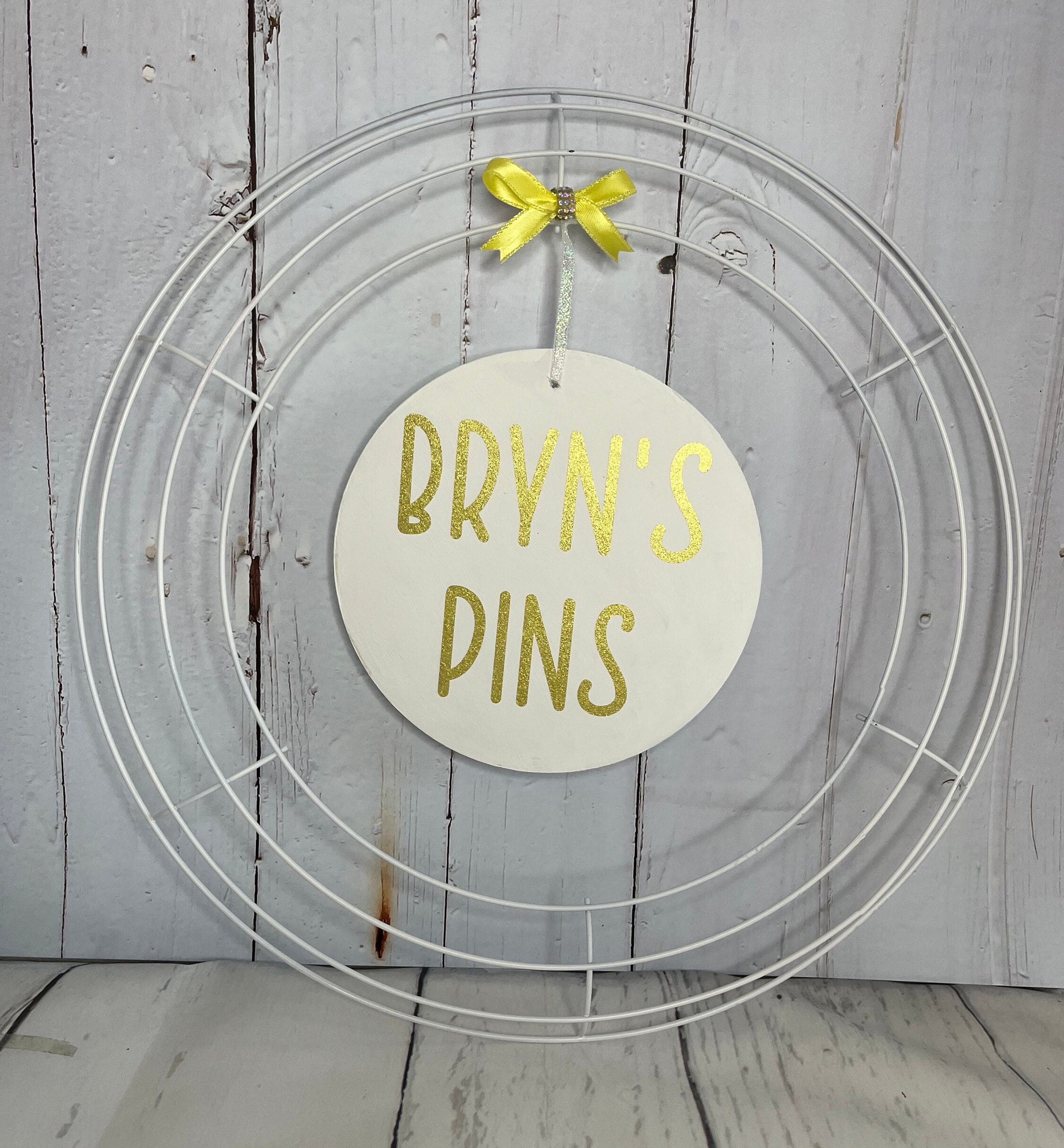 My Cheer Pin Holder: Large Metal Wall Hanging, Cheerleader Gift - Etsy
